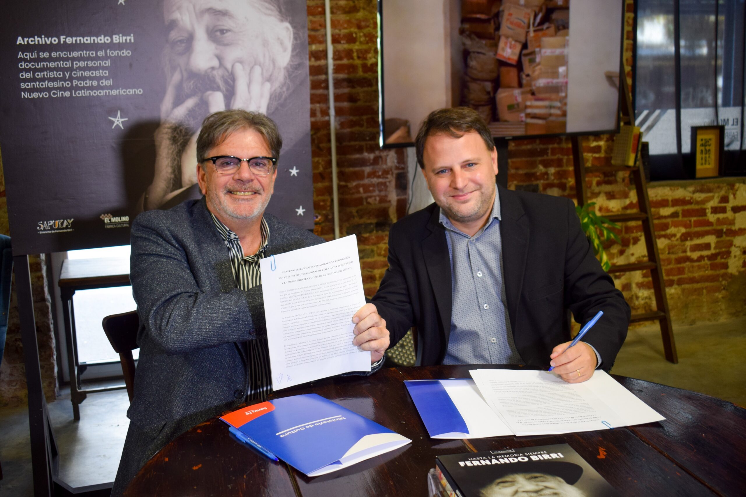 Se firmó un convenio con el INCAA para la conformación del “Archivo ...